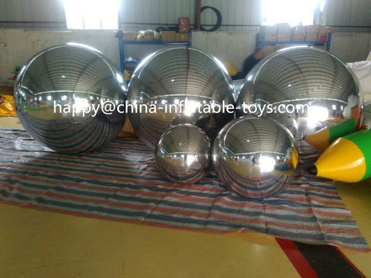 2m Inflatable Advertising Air Balloons , Party Decorative Large Mirror Ball