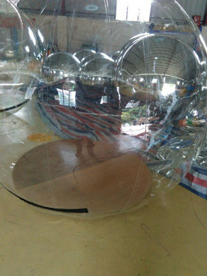 Unique Inflatable Advertising Products , Christmas Decoration Transparent Ball