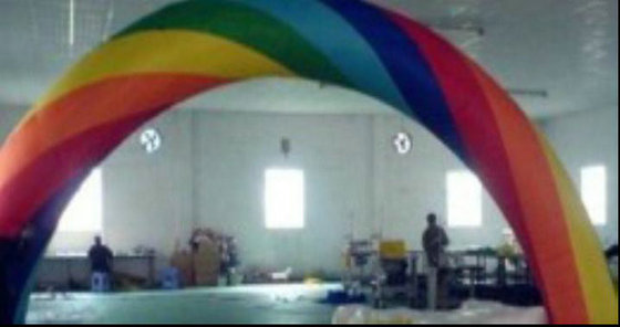 Commerical Colourful Inflatable Arch Customized Inflatable Rainbow Arch