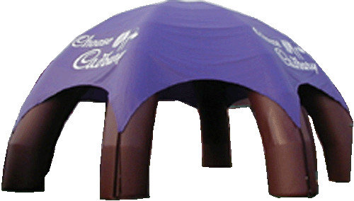 Large Spider Tight Inflatable Party Tent Advertising With Four Legs