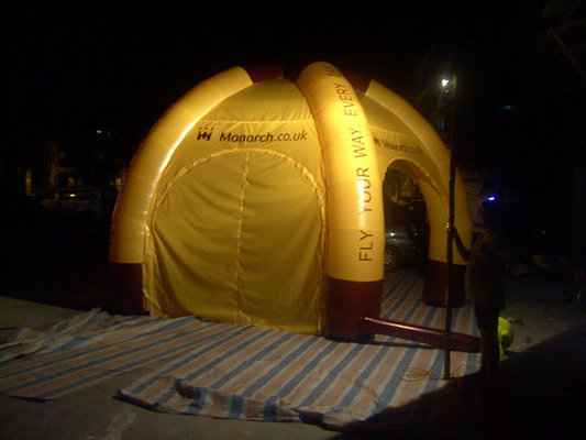Unique Commerical Inflatable Party Tent , Logo Printing Inflatable Dome Tent