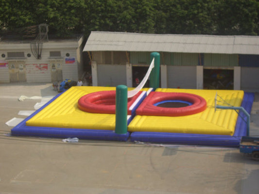 Fireproof Inflatable Volleyball Court PVC Tarpaulin For School