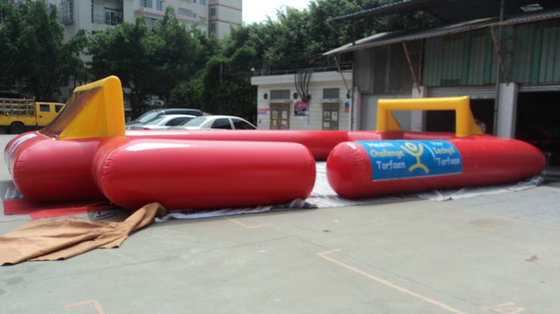 0.45mm PVC Inflatable Sports Games , Inflatable Water Football Court