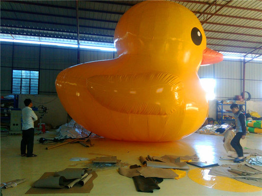 Cute Custom Inflatable Products 16m Water Floating Yellow Duck