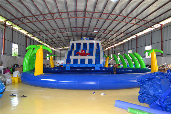 Commercial Inflatable Water Slide Swimming Pool For Children