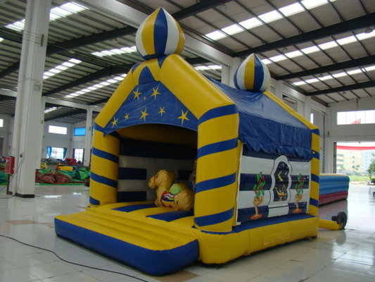 Large Inflatable Sports Games 0.55mm PVC Tarpaulin For Trampoline Joy