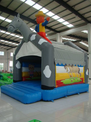 Large Inflatable Sports Games 0.55mm PVC Tarpaulin For Trampoline Joy