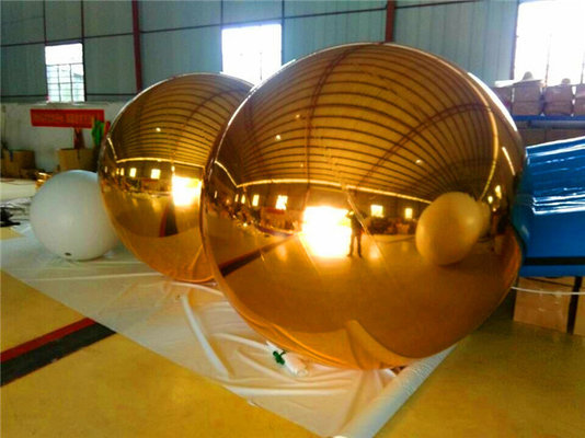 Customized Sphere Inflatable Balloons Mirror Ball For Entertainment