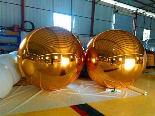Customized Sphere Inflatable Balloons Mirror Ball For Entertainment