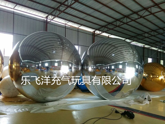 Unique Double Inflatable Mirror Ball Mirror Cloth For Party Fashion Show