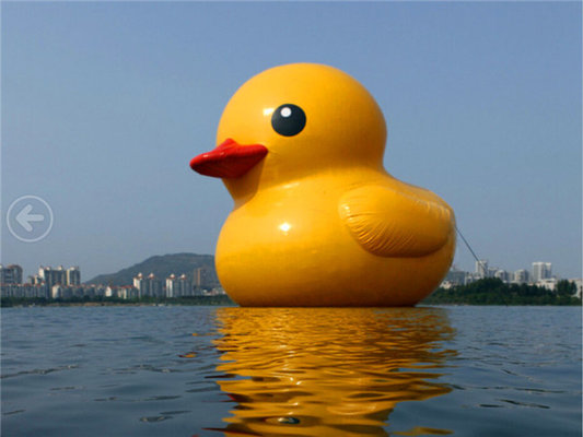 Advertising Air Sealed Inflatable Rubber Duck Big Water Floate For Outdoor