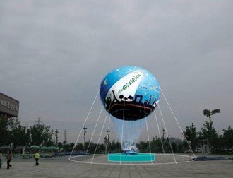 Enormes aufblasbares Helium-Ballon-Start-Ball-Digital-Drucken flammhemmend