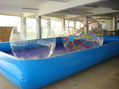 Giant Colorful Inflatable Kids Pool Lead Free For Swimming Fitness Play