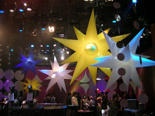 Unique Inflatable Advertising Products Store Decorative Polygonal Lantern Lamp
