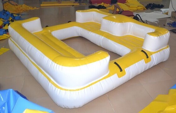 Customized Inflatable Water Toys , Exciting Water Inflatable Sofa
