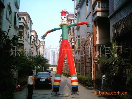 Colorful Funny Inflatable Advertising Products , Activity Sky Air Dancer