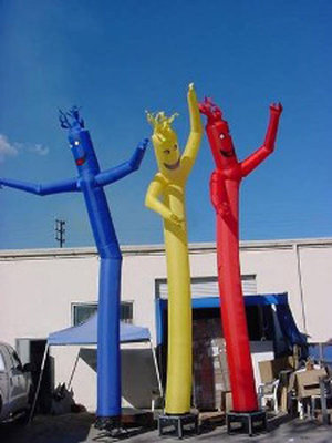 Colorful Funny Inflatable Advertising Products , Activity Sky Air Dancer
