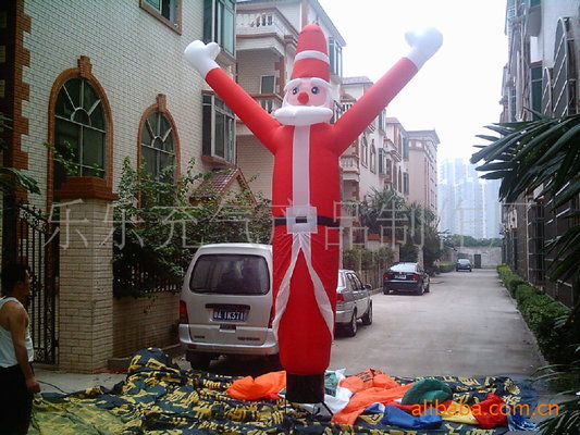 Colorful Funny Inflatable Advertising Products , Activity Sky Air Dancer