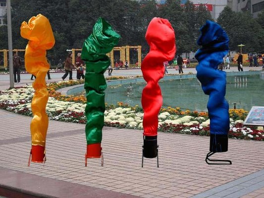 Advertising Activities Inflatable Air Dancing Man Funny PVC Tarpaulin