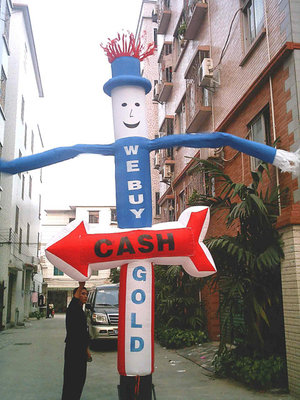 Advertising Activities Inflatable Air Dancing Man Funny PVC Tarpaulin