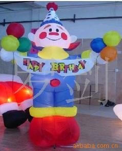 Commercial Advertising Inflatable Cartoon , Inflatable Stuffed Plush Animals