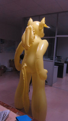Commercial Advertising Inflatable Cartoon , Inflatable Stuffed Plush Animals