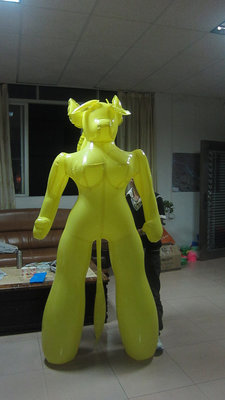 Commercial Advertising Inflatable Cartoon , Inflatable Stuffed Plush Animals