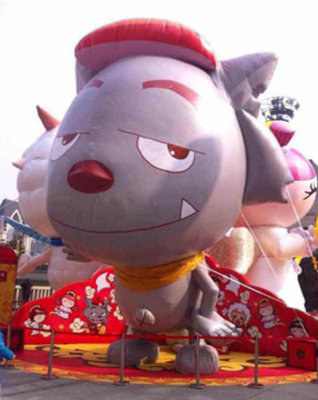 Attractive Inflatable Cartoon Characters PVC For Commerical Advertisement