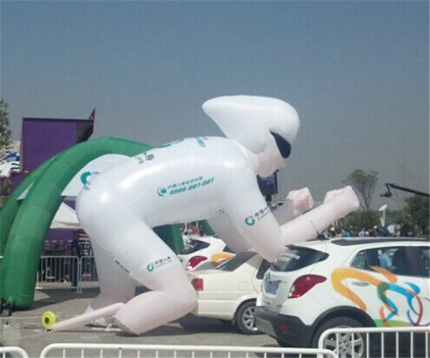 Advertising Inflatable Cartoon 0.45mm PVC Tarpaulin Custom Made
