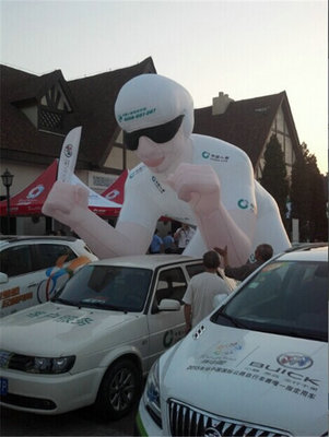 Advertising Inflatable Cartoon 0.45mm PVC Tarpaulin Custom Made