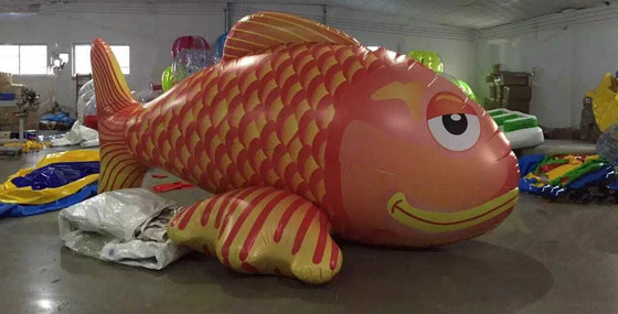 Custom Inflatable Advertising Products , Outdoor Use Inflatable Fish