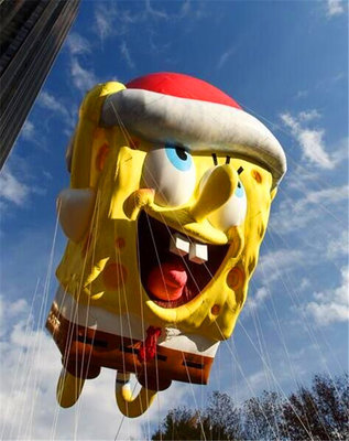 Weihnachtsfest-aufblasbarer Mann-erstaunliches Helium, das in die Luft schwimmt