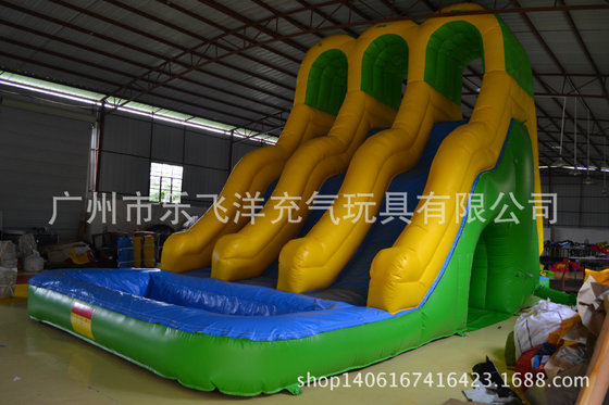 Blue 0.9mm PVC Tarpaulin Adults Infalatble Water Sport Toys Outdoor Popular
