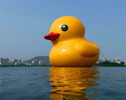Cheap and Popular Gaint Inflatable Promotion Yellow Duck, Inflatable