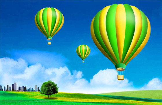 Colorful Polymorphic Fairy Tale World Inflatable Hot Air Balloon  To  Wedding Trip