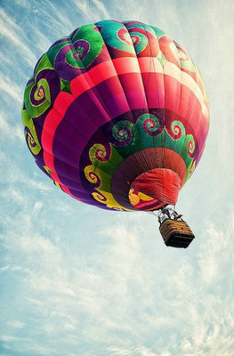 Commerical Sightseeing Inflatable Hot Air Balloon Trips Colorful Fire Resistance