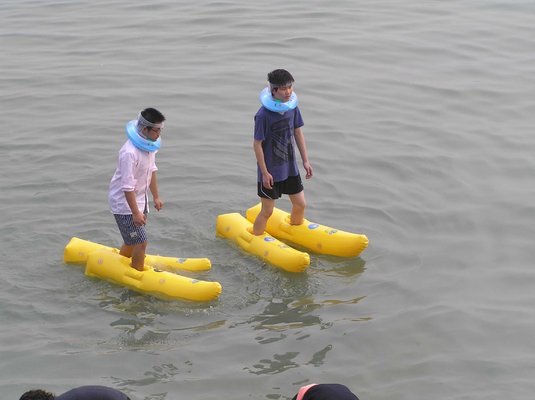 PVC Tarpaulin Inflatable Water Sports  Inflatable Water  Working Shoes Fireproof  Customize