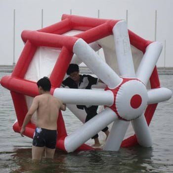 Mountain Climbing Inflatable Water Games / Activities With PVC Tarpaulin White