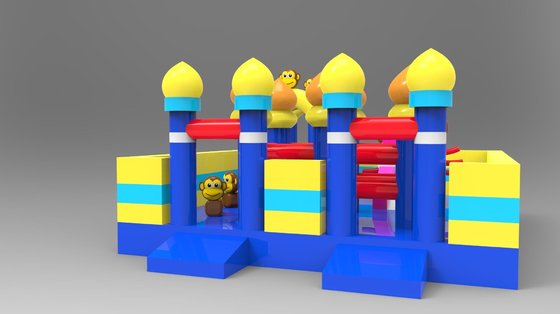 Entertainment Funny Inflatable Toy Fireproof Inflatable Bouncy Castle For Kids