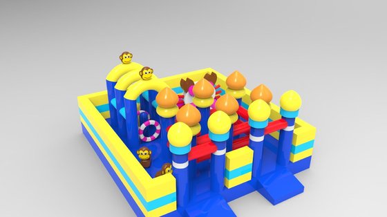 Entertainment Funny Inflatable Toy Fireproof Inflatable Bouncy Castle For Kids