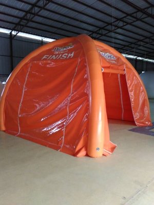 Easy To Carry Tarpaulin Inflatable party tent , Inflatable Lawn Tent For Product Promotion