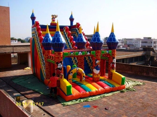 Outdoor Customized Inflatable Toy Inflatable Dry Large Slide For School
