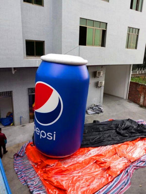 Red PVC Inflatable Advertising Products God Of Wealth Model ISO