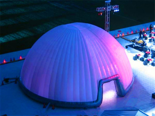 Exhibition Dome Inflatable Event Tent / Gain Inflatable Yard Tent Fireproof