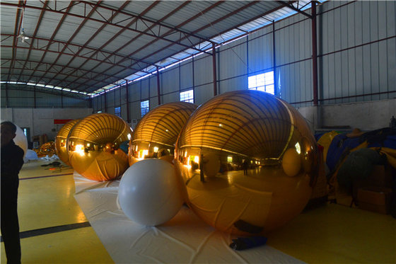 PVC Inflatable Mirror Ball Various Color Inflatable Globe For Advertising / Party