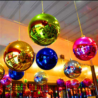 PVC Inflatable Mirror Ball Various Color Inflatable Globe For Advertising / Party