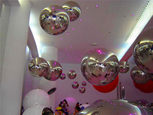 PVC Inflatable Mirror Ball Various Color Inflatable Globe For Advertising / Party