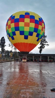 Go Sightseeing Inflatable Advertising Balloons Hot Air Balloon For Nice Trip