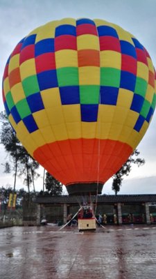 Go Sightseeing Inflatable Advertising Balloons Hot Air Balloon For Nice Trip