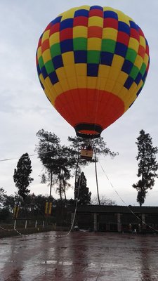 Go Sightseeing Inflatable Advertising Balloons Hot Air Balloon For Nice Trip